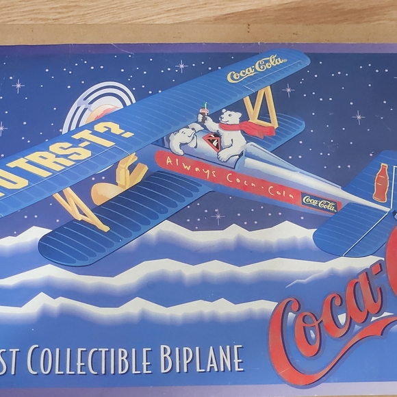 Coca Cola | Other | Cocacola Vintage Collectible Biplane | Poshmark